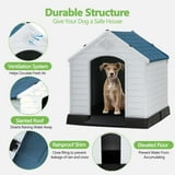 YRLLENSDAN 35 inch Waterproof Dog Houses for Medium Dogs Outdoor, Small ...