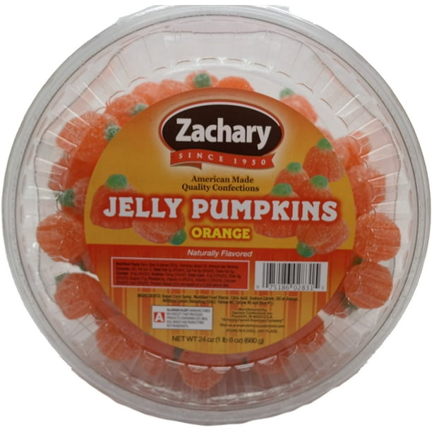 Zachary Jelly Pumpkins Orange Candy, 24 Ounce - Walmart.com - Walmart.com
