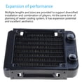 G1/4 Thread 90mm PC Water Heat Exchanger Computer Aluminum Heat ...