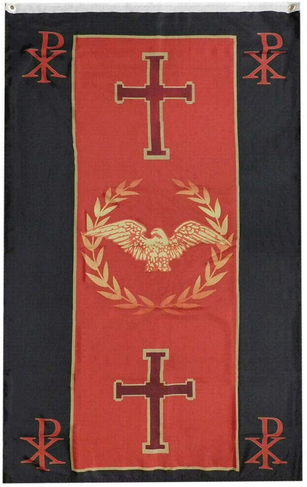 Christian Roman Empire SPQR 100D Woven Poly Nylon 3x5 3'x5' Flag Banner ...