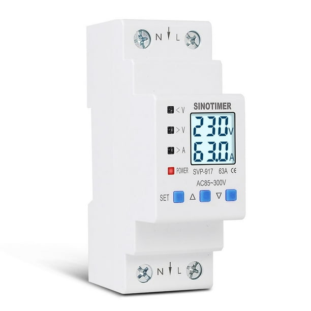 85-300V Adjustable Over And Under Voltage Protective Energy Meter Cycle ...