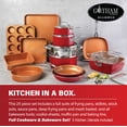 Gotham Steel Kitchen-in-a-box 25 Piece Cookware set, Non-stick Pots ...