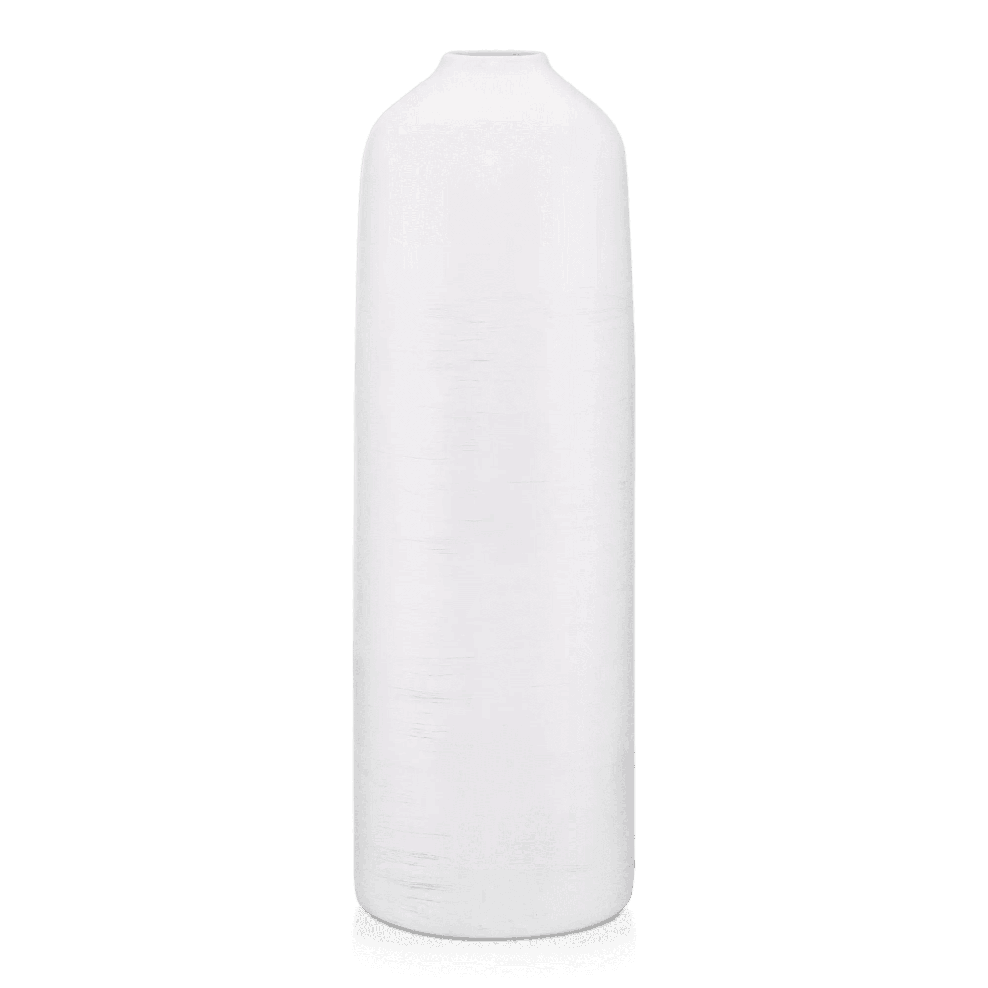Click here for Bouclair White Ceramic Floor Vase 24 In (61 Cm) prices