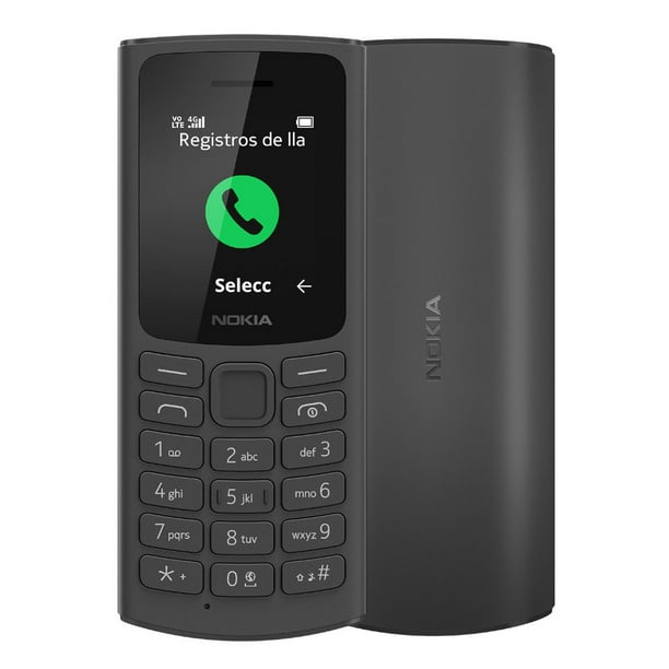 Telefono Nokia 105 4G, Single Sim, Gris | Bodega Aurrera en línea