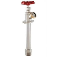 Mueller Frost Proof Sillcock Anti-Siphon, Silver, Red, 1/2 In. Copper ...