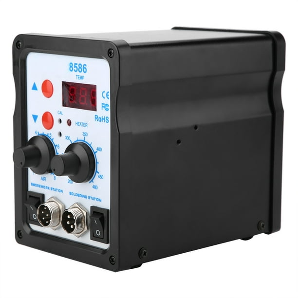 SMD Rework Station,8586 2 in 1 Digital Rework Station Soldering Station ...