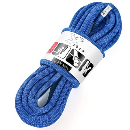 X XBEN 10.5 mm UIAA Static Climbing Rope 30M(96FT), Light and Soft ...