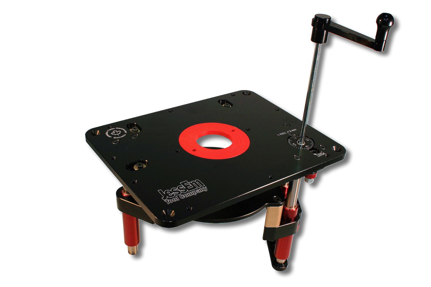 JessEm 02323 Rout-R-Lift Prestige Plunge Base Imperial Router Lift w ...