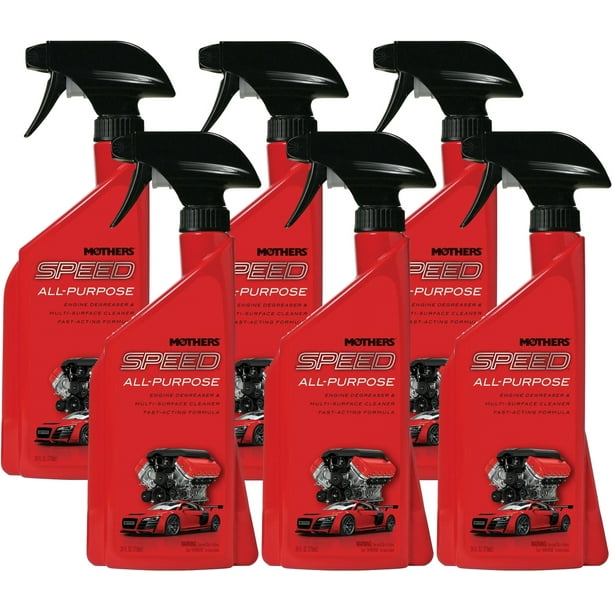 Mothers 18924 Speed All-Purpose Cleaner, 24 fl. oz (Quantity 6 ...