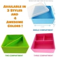 All Silicone Lunch Box cubes Food Storage Containers - Walmart.com