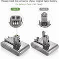 5000mAh Replacement Battery for Dyson DC31 DC34 DC35 DC45 Type A Animal ...
