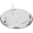 LUU-Stainless Steel Steam Holder Steam Rack Round Steaming Tray for ...