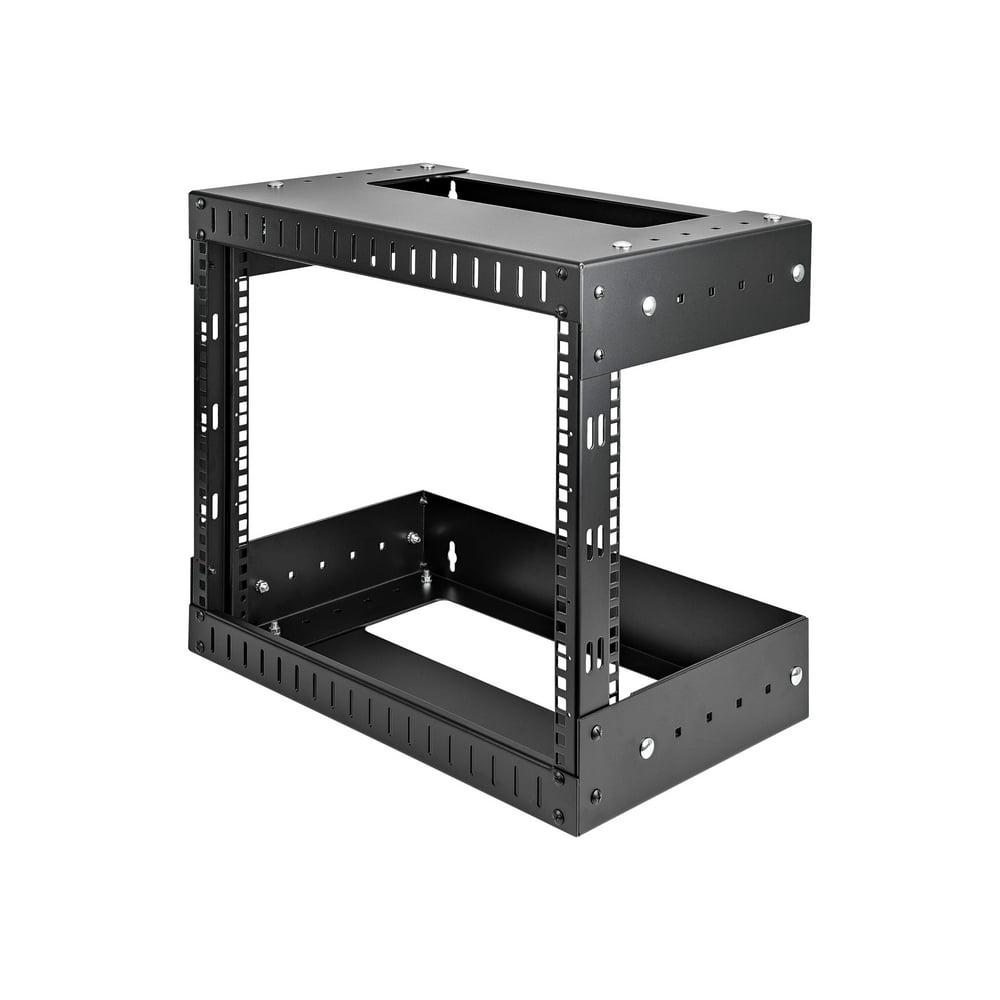 StarTech.com 8U 19" Wall Mount Network Rack, Adjustable Depth 12-20" 2 ...