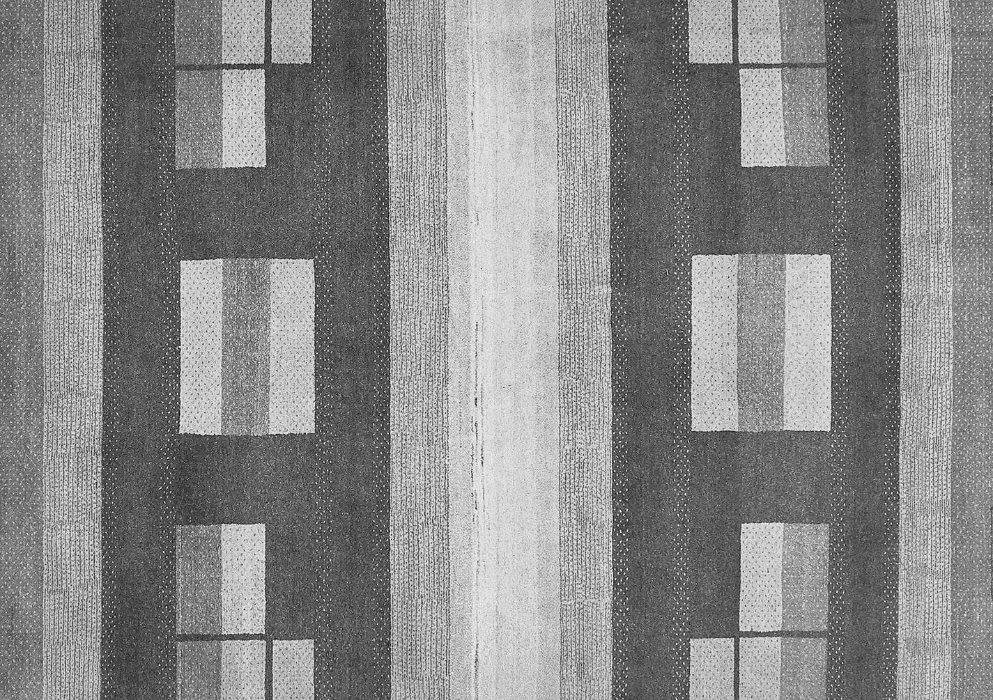Ahgly Company Indoor Rectangle Abstract Gray Modern Area Rugs, 3' x 5 ...