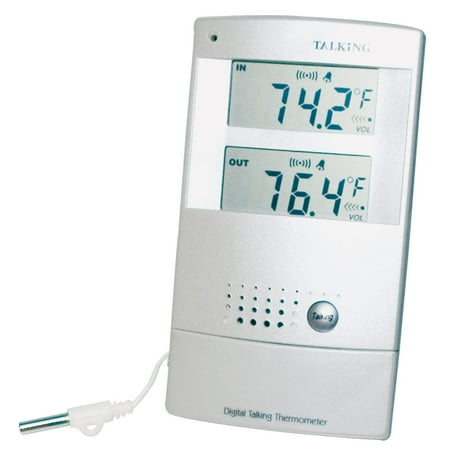 Spanish Talking Indoor-Outdoor Digital Thermometer - Walmart.com