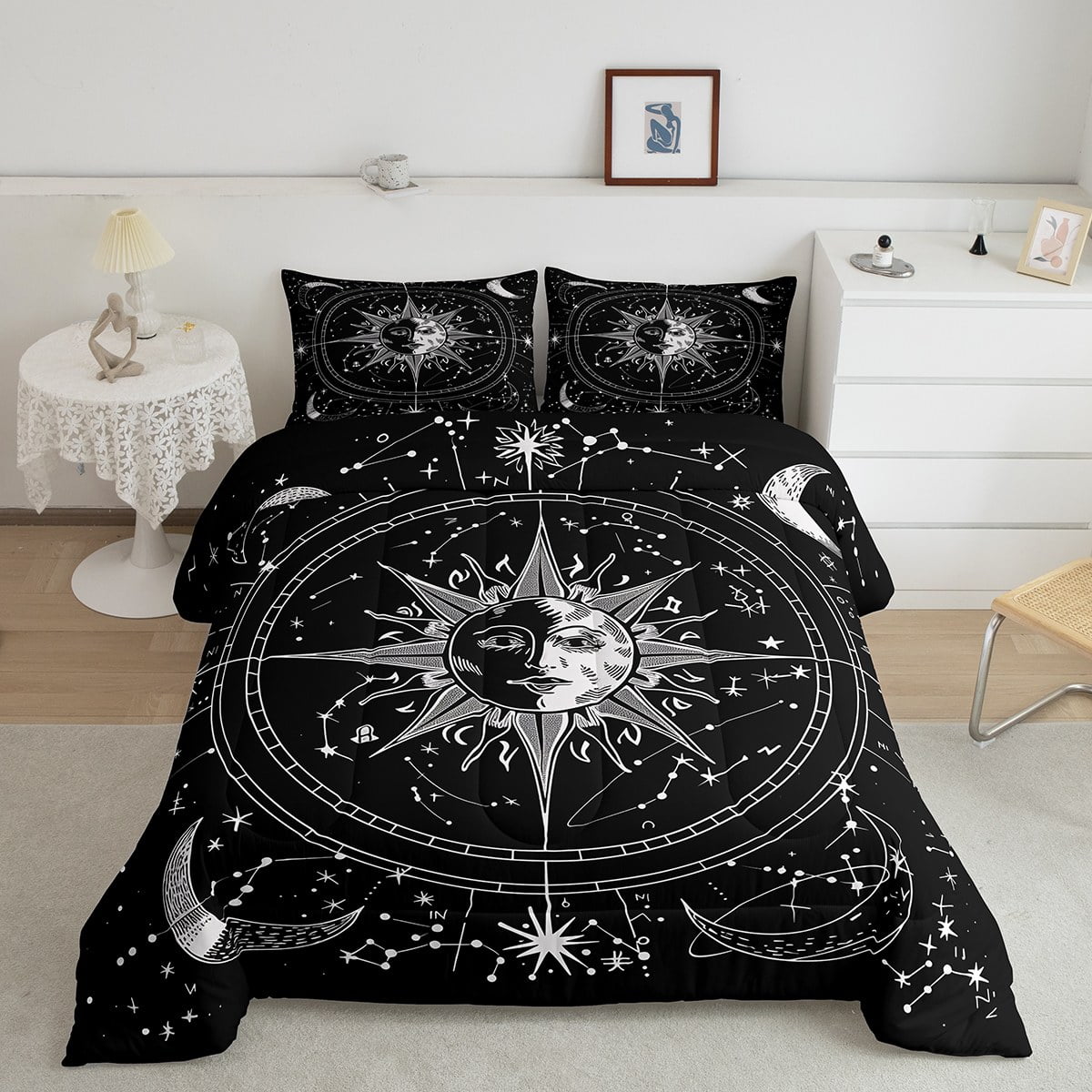 Click here for Erosebridal Boho Galaxy Comforter Sets Queen Size... prices