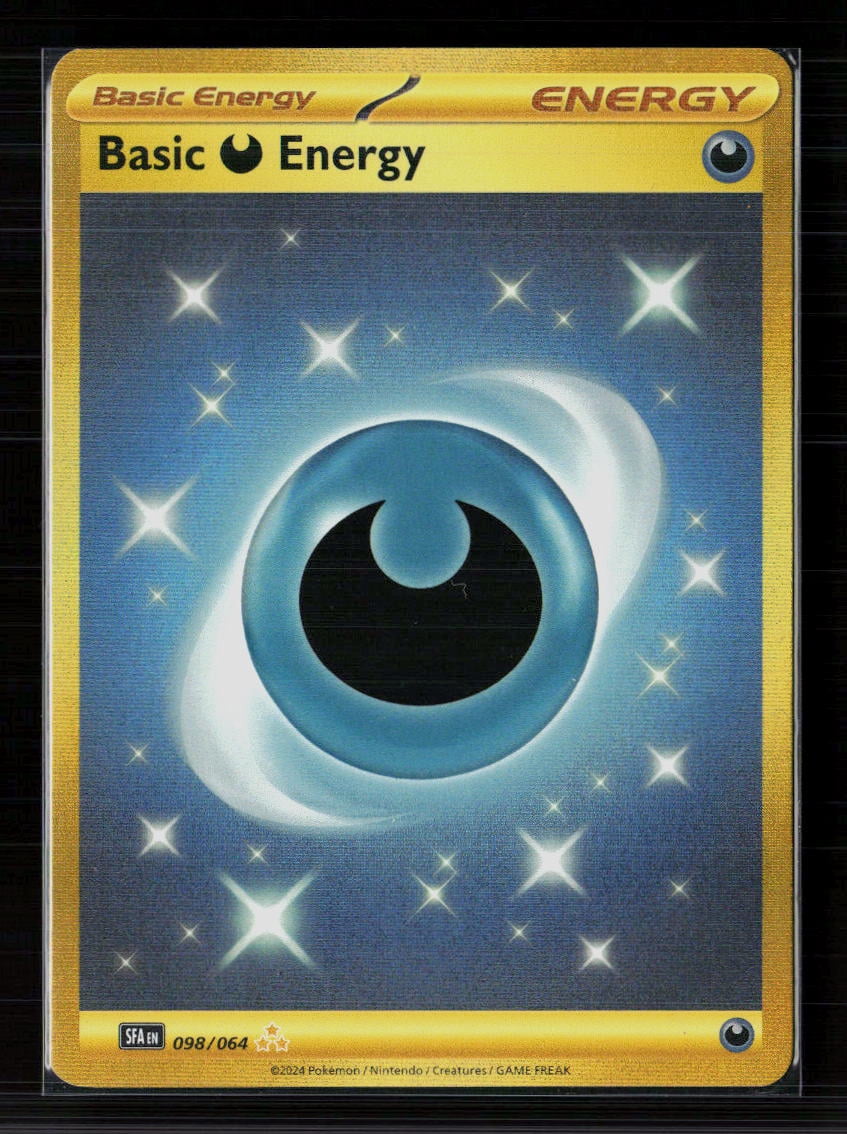 2024 Shrouded Fable Basic Darkness Energy Holo Secret Rare HR #98/64 ...