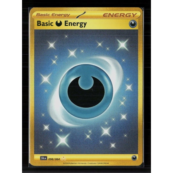 2024 Shrouded Fable Basic Darkness Energy Holo Secret Rare HR #98/64 ...
