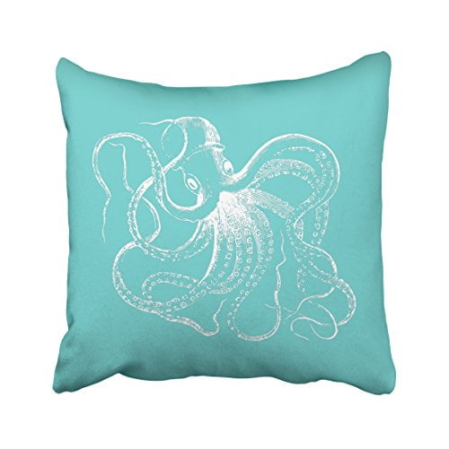 Click here for Rylablue Square Throw Pillow Covers Turquoise Vint... prices