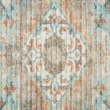 Mainstays Medallion Blue Fabric Floor Mat, 18" x 27" - Walmart.com
