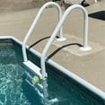 Saftron Strong 3-step Wide Heavy-Duty Inground Pool Ladder Handrail ...