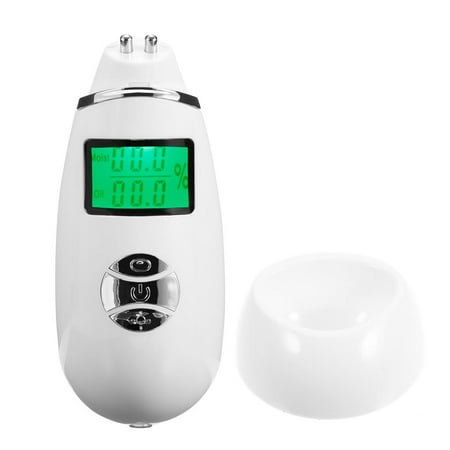 LCD Digital Display Skin Oil Content Analyzer Precision Skin Moisture ...