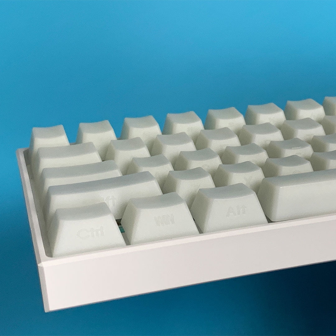 POM Jelly White Keycaps (108 keycap set) | With Side Legends - Walmart.com