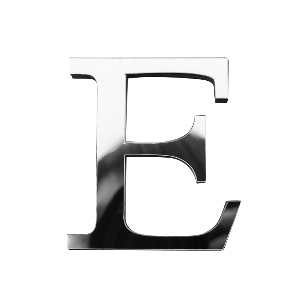 English Letters Acrylic Mirror Surface Wall Sticker 3D Acrylic Alphabet ...