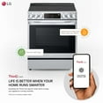 LG Home Brand Electric Range - 6.3 Cu. Ft. Smart InstaView, Air Fry ...