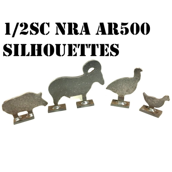 Threat Down Yeti Silhouette | 6-Pack | Gun Targets for Shooting | 22 ...