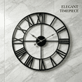DESIGNICE 2026 New Wall Clock Retro Roman Numerals Kitchen Clock Iron ...