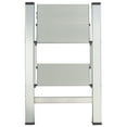 AmeriHome Ultra Slim Aluminum Two Step Folding Utility Step Ladder ...
