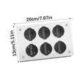 6 Port TP60 EU Power Filter Outlet RFI Filtering Power Outlets For Home ...
