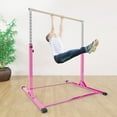 Ainfox Indoor Practice Adjustable Gymnastics Bar, Pink, Training ...