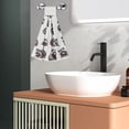 1 Pc Hanging Coral Velvet Hand Towel Is Light Breathable And Absorptive ...
