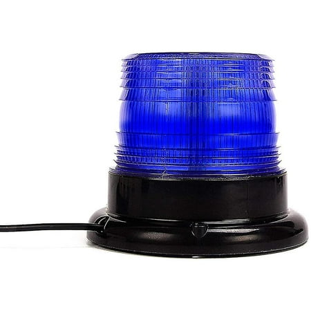 Alarm Siren Blue Led Flashing Light, Magnetic Flashing Warning Light ...