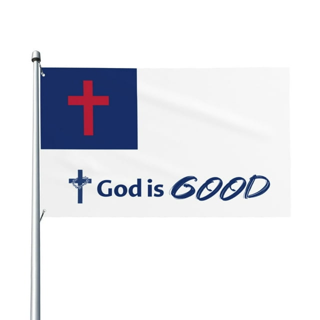 VIVACITE Christian Flag 3x5 Garden Decor Outdoor Patio Decor Front ...