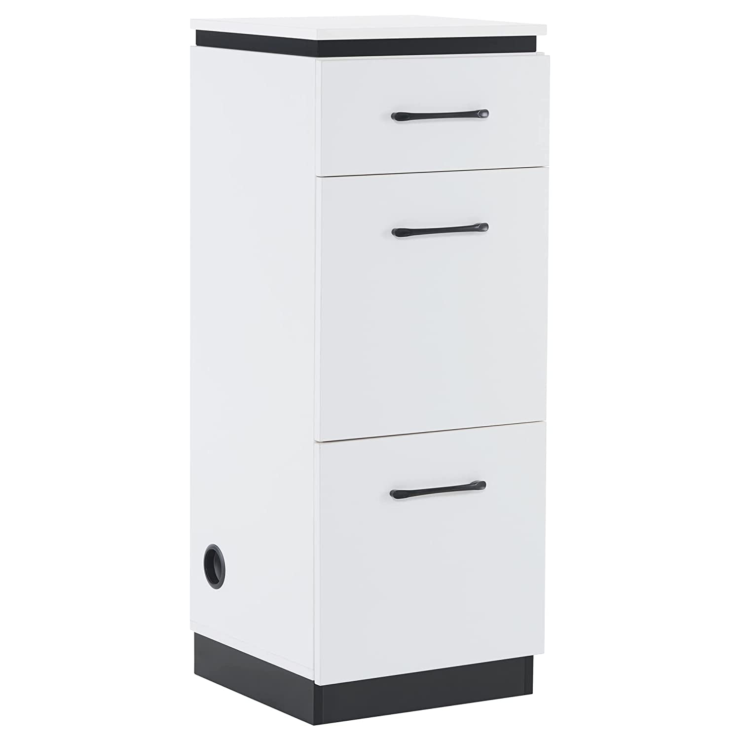 BarberPub Salon Storage Cabinet Barber Organizer with Tool Drawers for ...