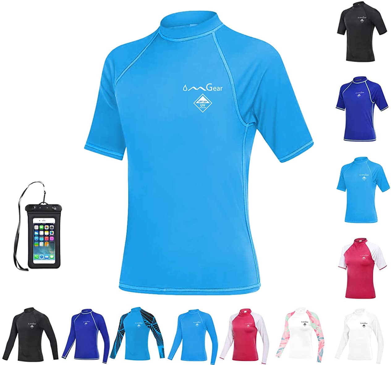 Rashguard Swimsuit MMA BJJ Rash Guard UPF 50+ Swimming Shirt Surf Suit ...