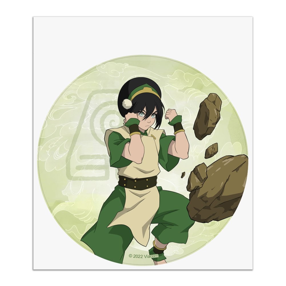 Avatar the Last Airbender Toph Automotive Car Window Locker Circle ...