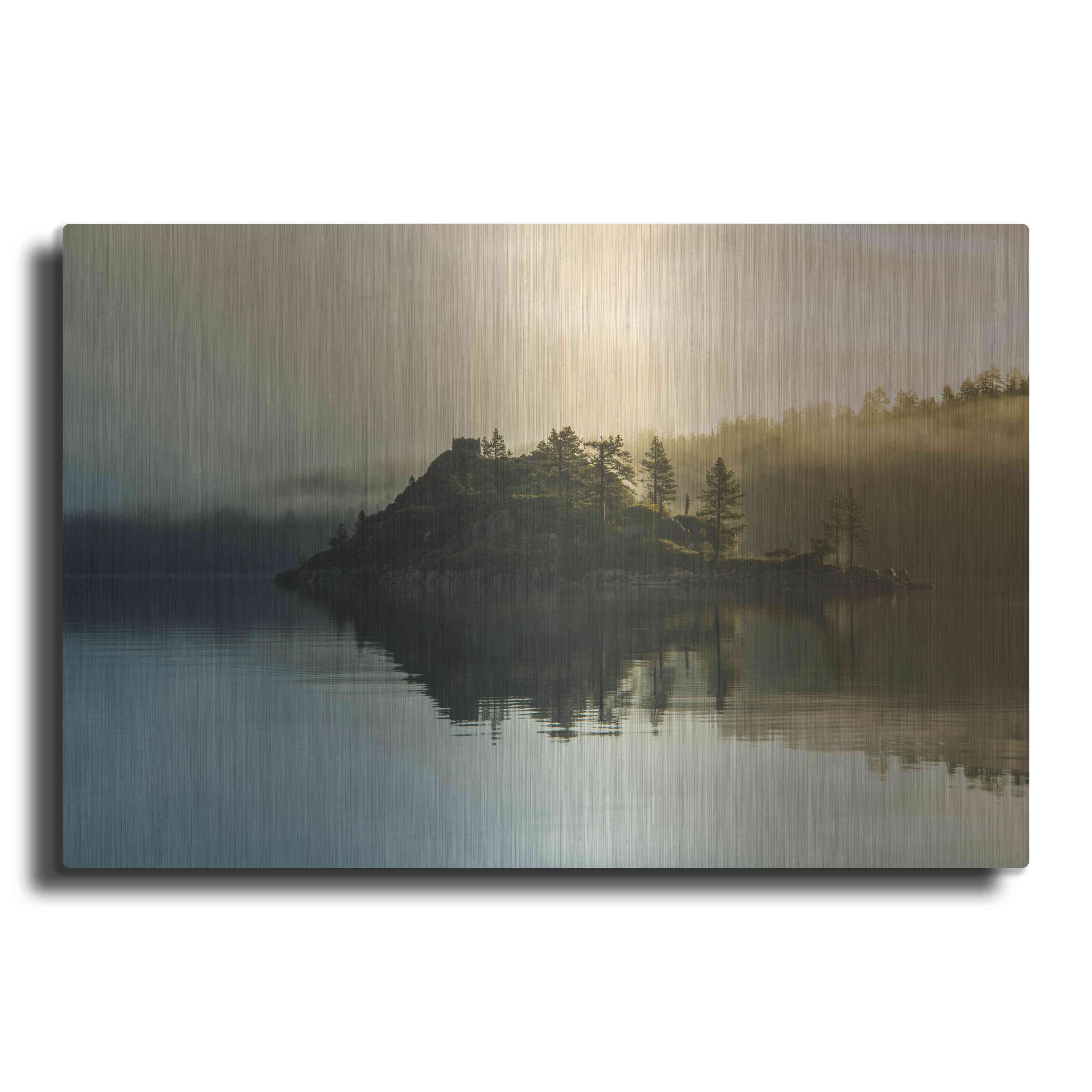 Luxe Metal Art 'Mystic of Lake Tahoe' by Edin Chavez, Metal Wall Art ...