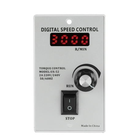 Digital Motor Speed Control,AC 220V 50Hz 15-400W Motor Speed Control ...
