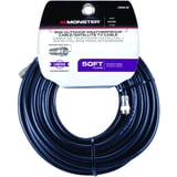 Monster Jhiu 50 ft. Black Digital Coaxial Cable, Weatherproof RG6 Video ...