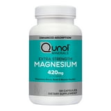 Qunol Extra Strength Magnesium Glycinate 420mg, Bone & Muscle Health ...