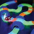 Magic Tracks RC Turbo Car with 10ft Glow Track and Remote Control Racer ...