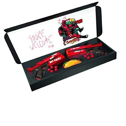 Hasbro Rival Deadpool Kronos XVIII500 Blasters (paquete de 2) rojo y ...