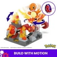 Mega Pokemon Action Figure Building Toys, Charmander's Fire-Type Spin ...