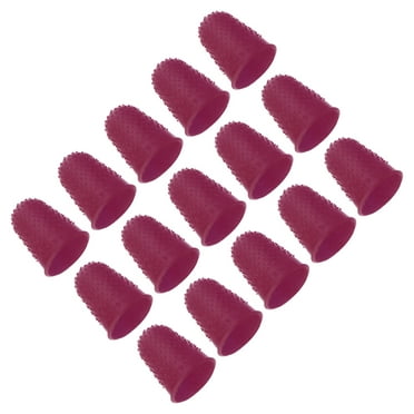 CLAIRLA Silicone Thimble for Counting - Non-Slip Rubber Gel Finger Tips ...