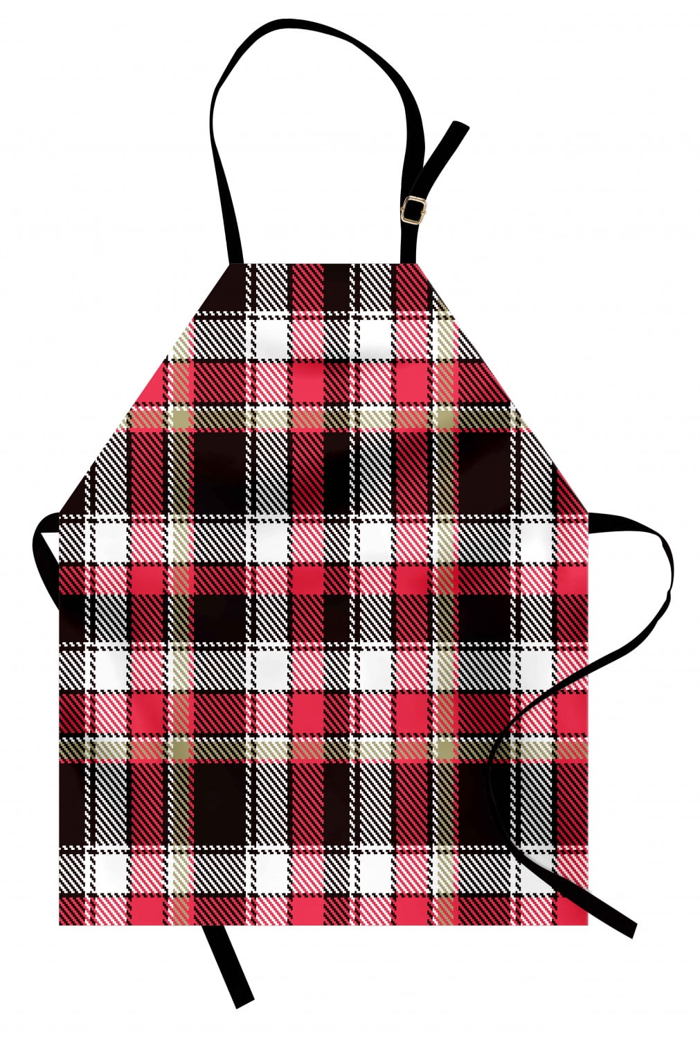 Checkered Apron Pattern with Squares Mosaic Diagonal Vertical Stripes ...