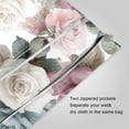 2 Pack Wet Dry Bags,Roses on A Gray Background Waterproof Reusable Dual ...